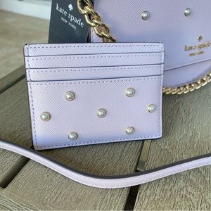 kate spade | Bags | Bundle Kate Spade Madison Studded Faux Pearls Flap ...